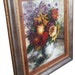 Still Life Floral Oil Painting by Van Matino Vibrant Flower Bouquet in ...