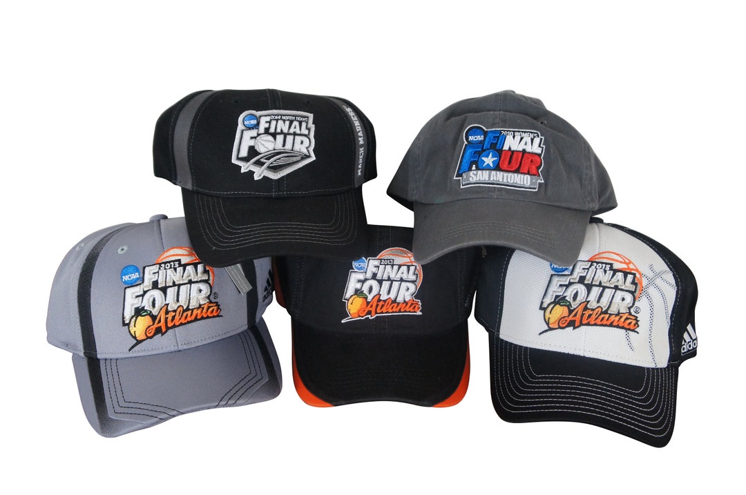 5 Vintage NCAA Final Four March Madness Basketball Hats Ball Caps Hats ...