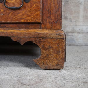Antique 18th C. English Georgian Quartersawn Oak Mule Dowry Chest Trunk ...