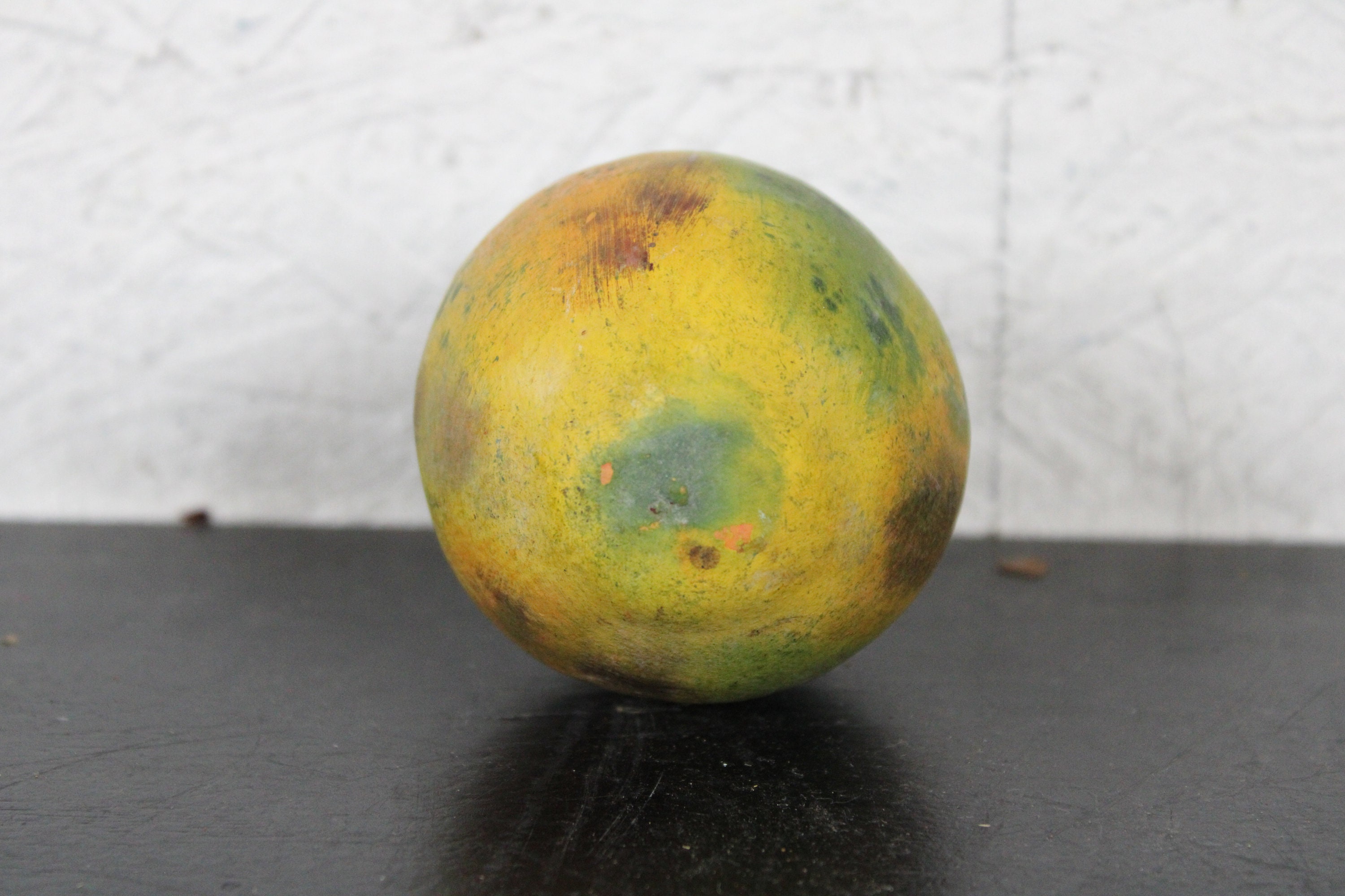 Antique American Folk Art Paper Mache Coin Bank Ornament Pear | Etsy