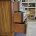 Basic Witz French Provincial Serpentine Fruitwood Dresser & Hutch ...