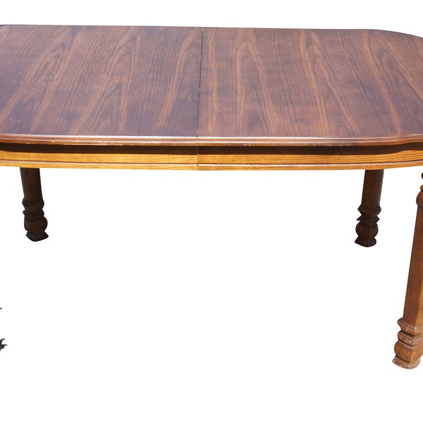 Distressed Oak Dining Table - Etsy