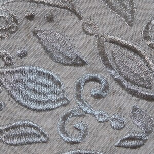 Tahari Home Floral Embroidered Table Cloth Runner Linen Viscose 70" - Etsy