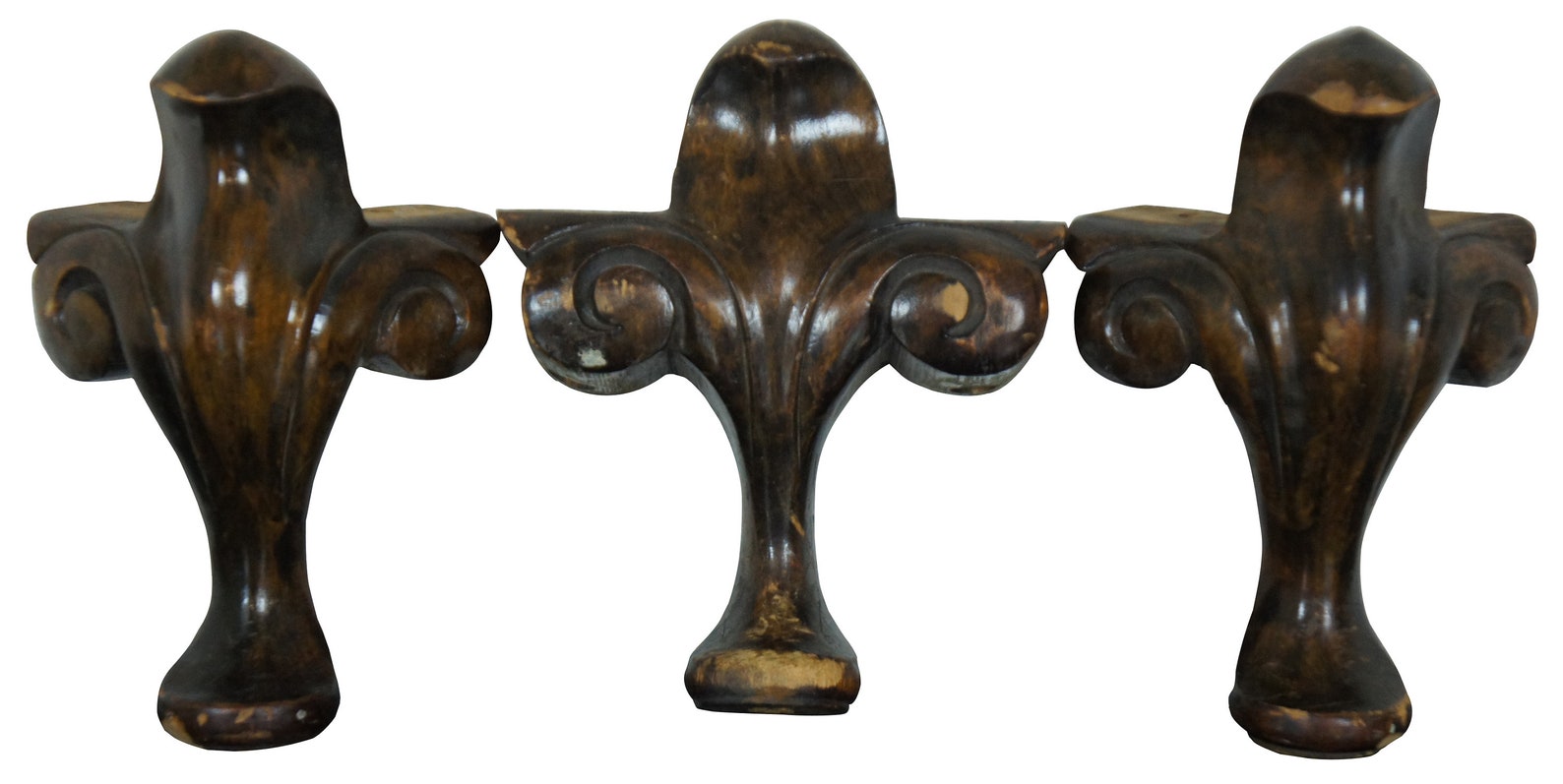 3 Antique Queen Anne Furniture Legs Feet Salvage Bench - Etsy