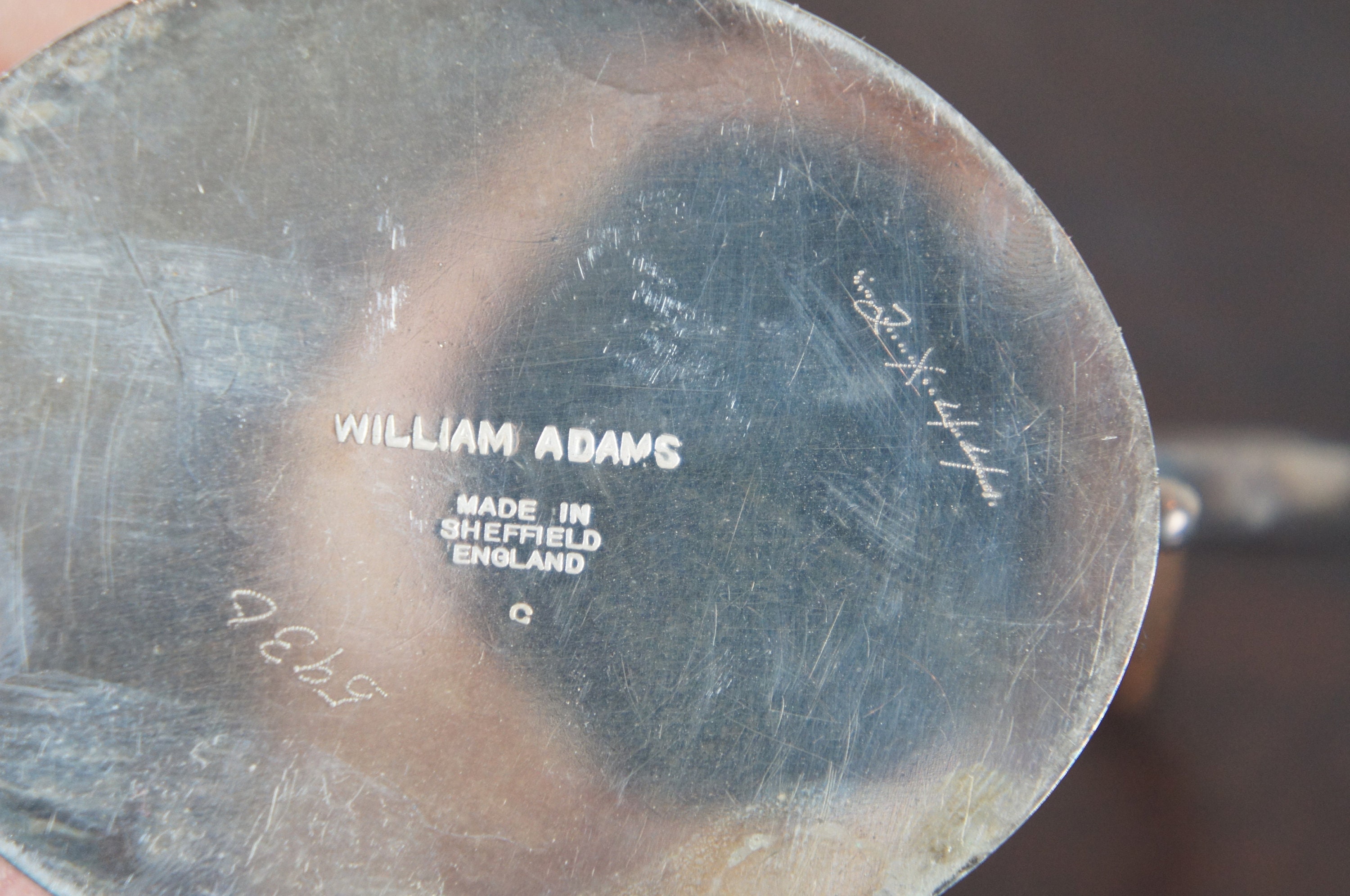 Antique William Adams Silverplate Creamer English Tea Coffee Water ...