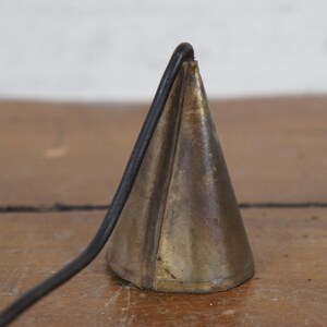 Antique Early American Tin Wrought Iron Farmhouse Candle Snuffer Bell ...