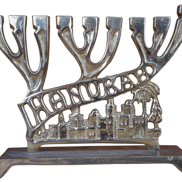 Brass Menorah - Etsy