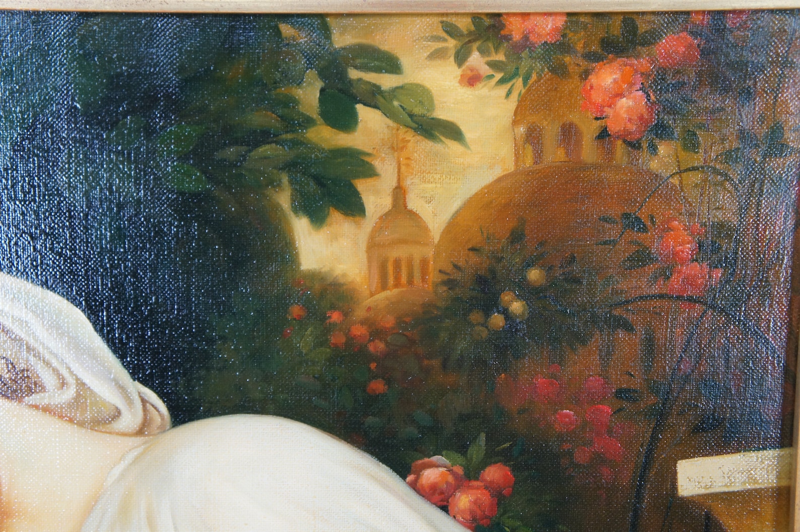 Odalisque Contemporary School Oil Painting After Frederick Leighton ...