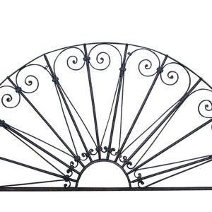 Antique French Spanish Wrought Iron Arched Architectural Palladium ...