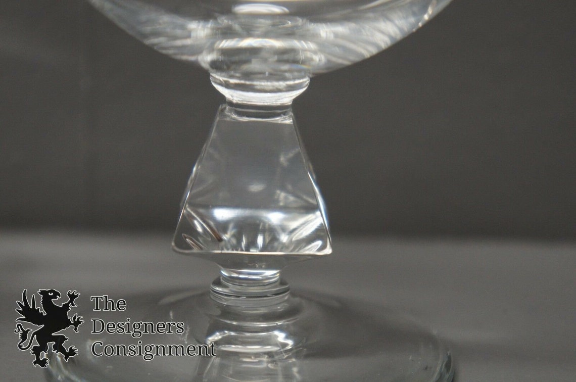 24 Piece Bryce Hand Blown Glass & Crystal Accented Wine - Etsy