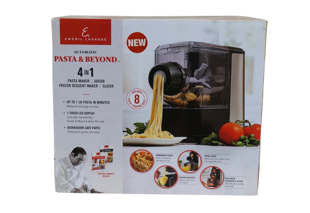 Emeril Lagasse Pasta & Beyond 4 in 1 Pasta Dessert Maker Juicer Slicer ...