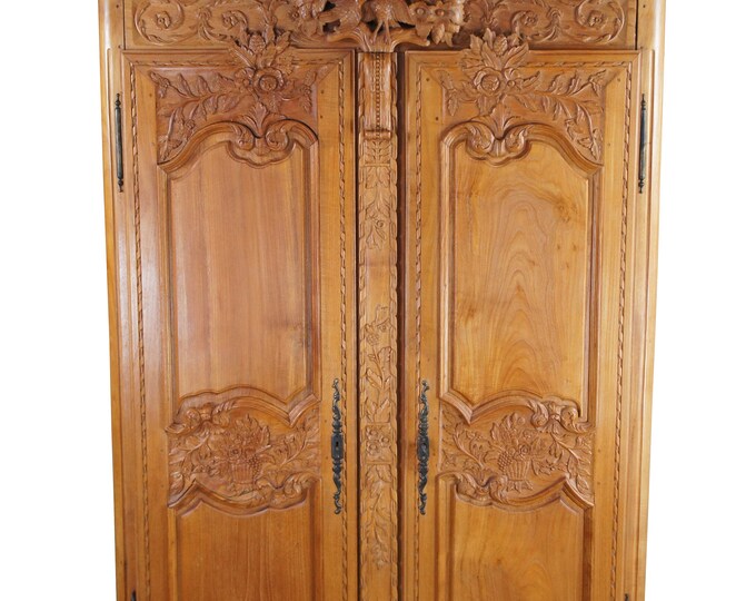18th Century 106 Tall Walnut French Armoire - Etsy