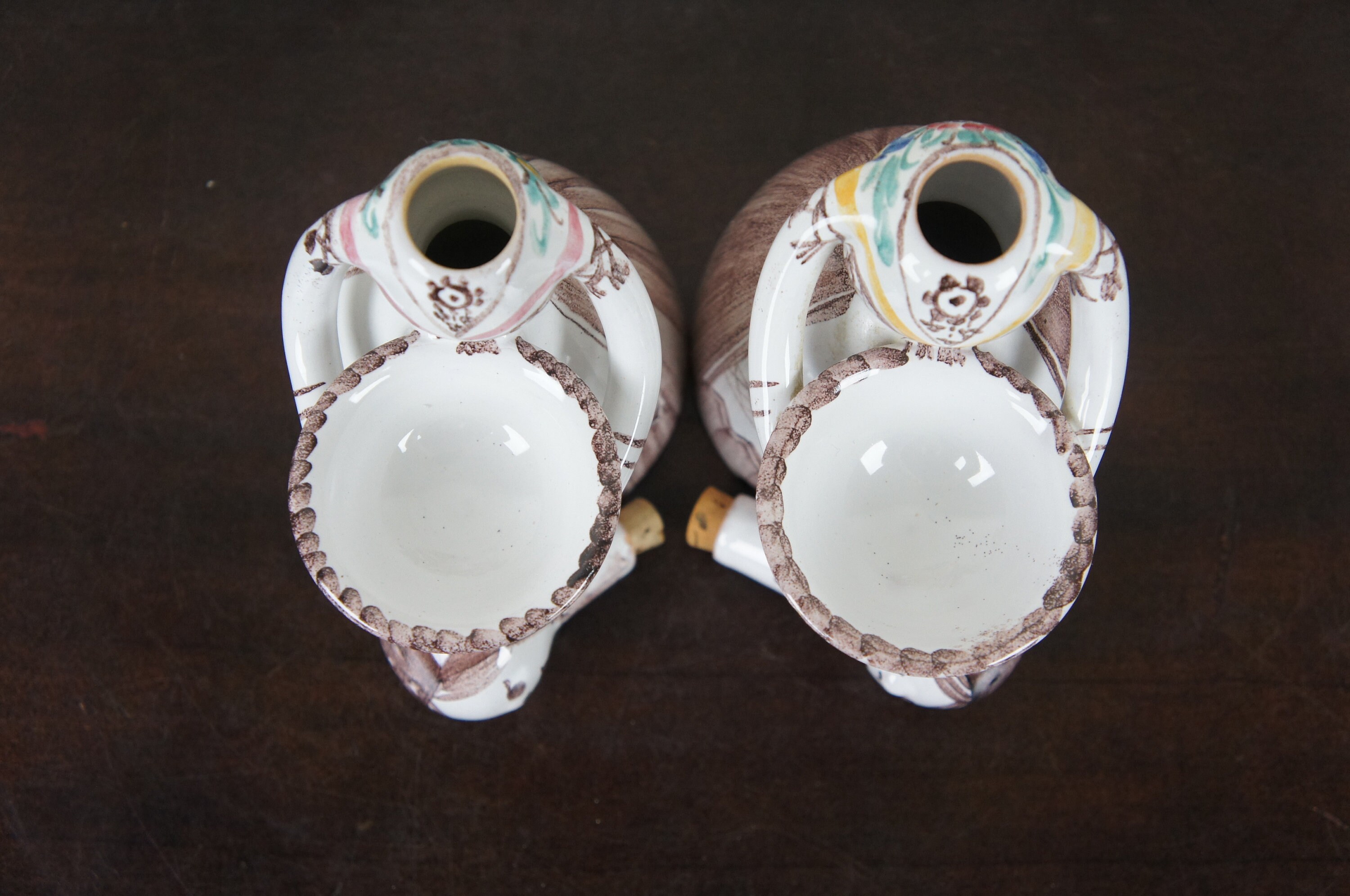 2 Vintage Lars Syberg Denmark Porcelain Salt Pepper Shaker Oil - Etsy