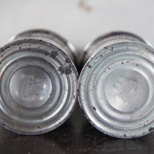 Vintage AMC 846 Sterling Silver & Glass 925 Weighted Salt and Pepper ...