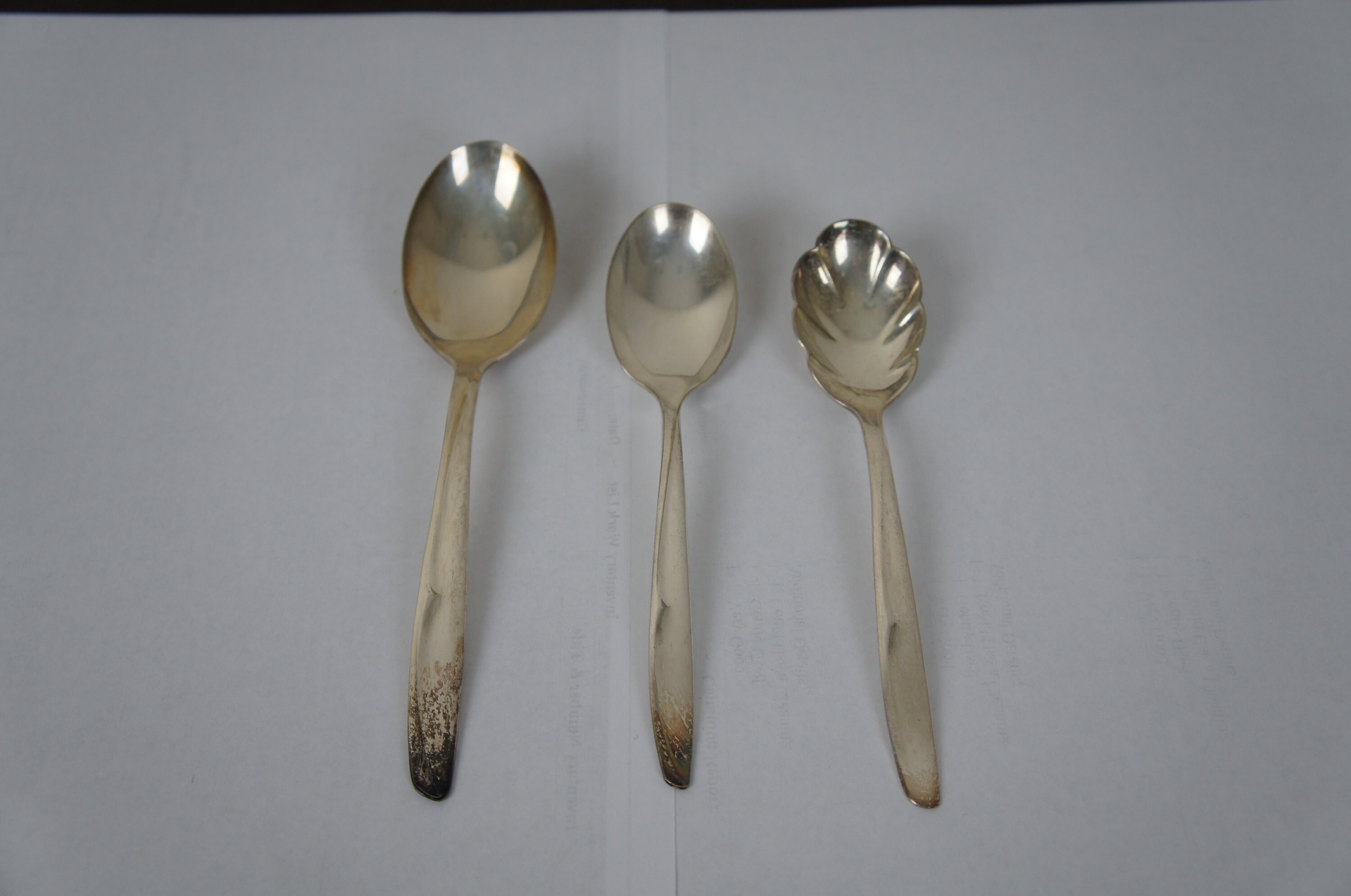 52 Piece Supreme Silverplate Flatware Set Concept Pattern Mid Century ...
