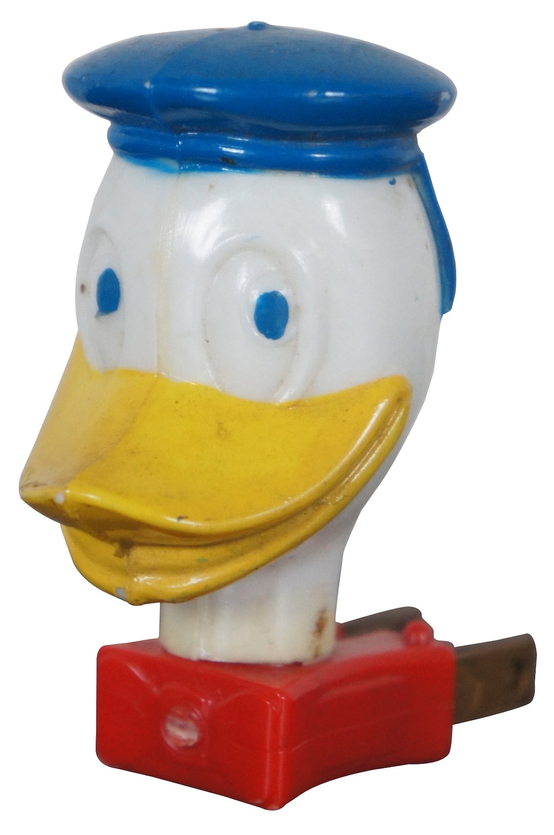 Vintage Donald Duck Head Plastic Night Light Plug in Walt Disney ...