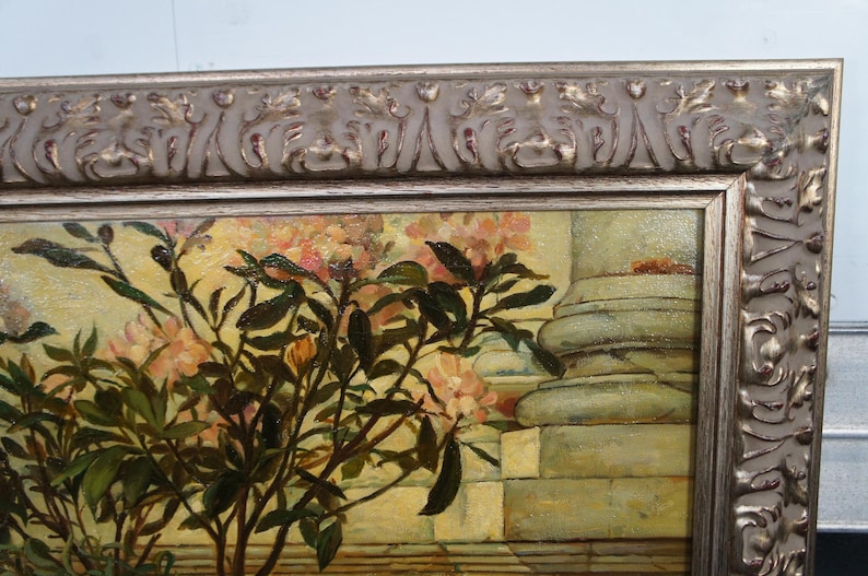 Jan C. Verhas 'the Broken Flower Pot' Painting Children Flowers Framed ...