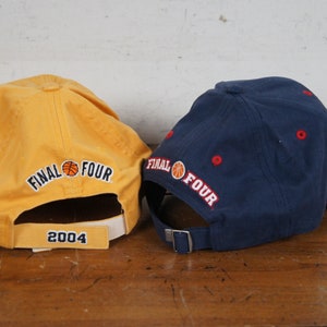 12 Vintage NCAA Final Four Tournament Ball Caps Basketball Hats 2001 ...