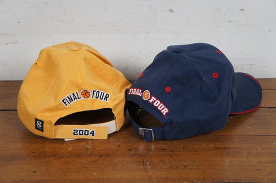 12 Vintage NCAA Final Four Tournament Ball Caps Baske… - Gem