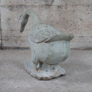 Antique Italian Carved Stone Goose Geese Bird Garden Sculpture Statue ...