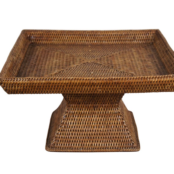 Wicker Cake Stand - Etsy