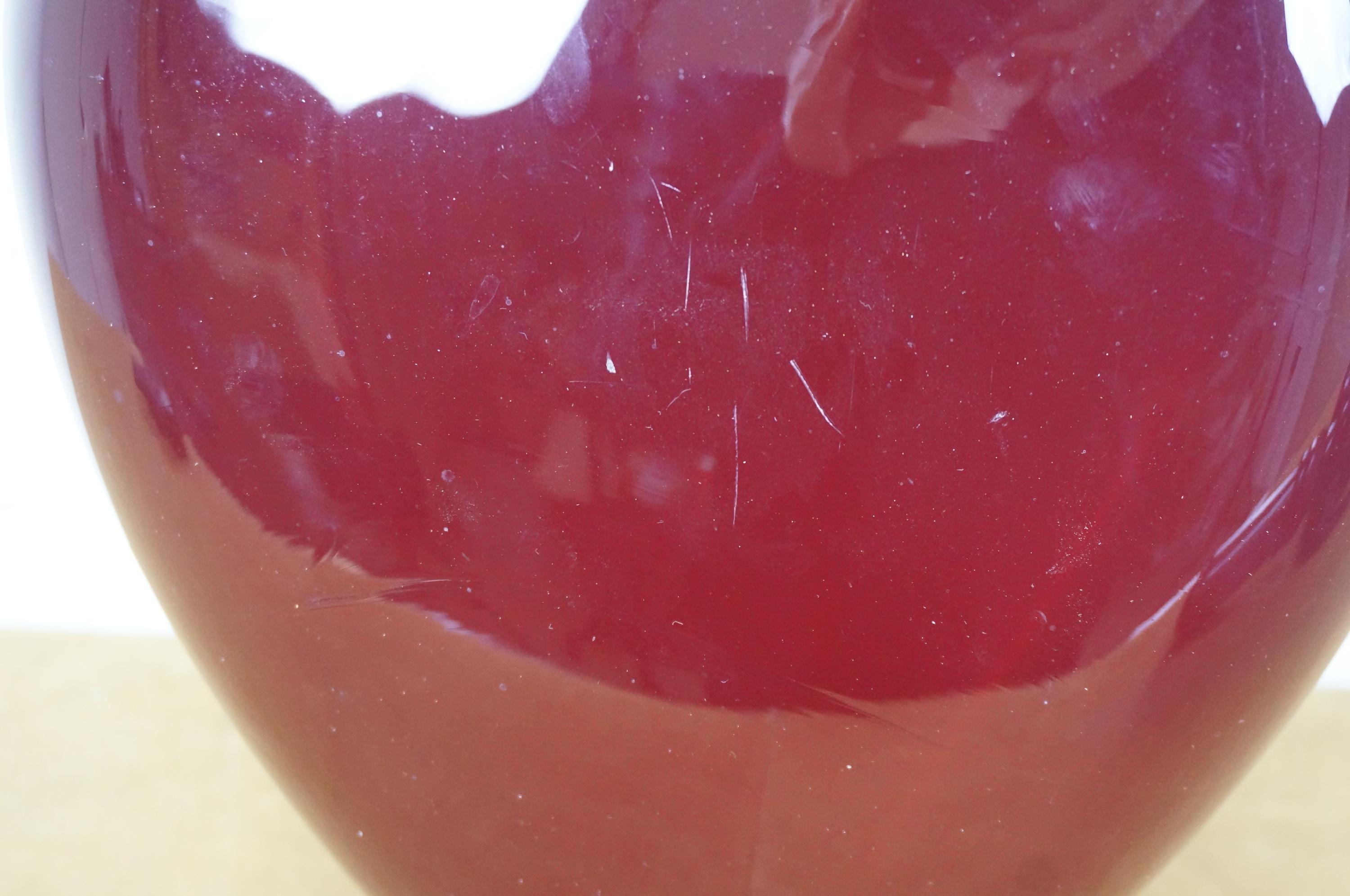 Jonathan Christie Ruby Red Art Glass Sacred Heart Decanter Bottle ...