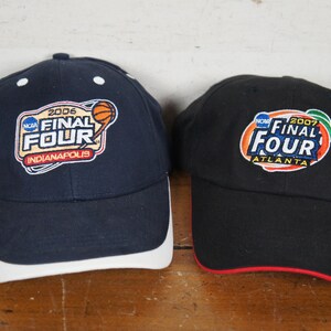 12 Vintage NCAA Final Four Tournament Ball Caps Basketball Hats 2001 ...
