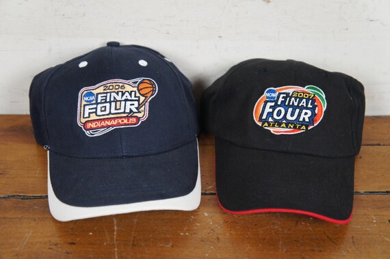 12 Vintage NCAA Final Four Tournament Ball Caps Baske… - Gem