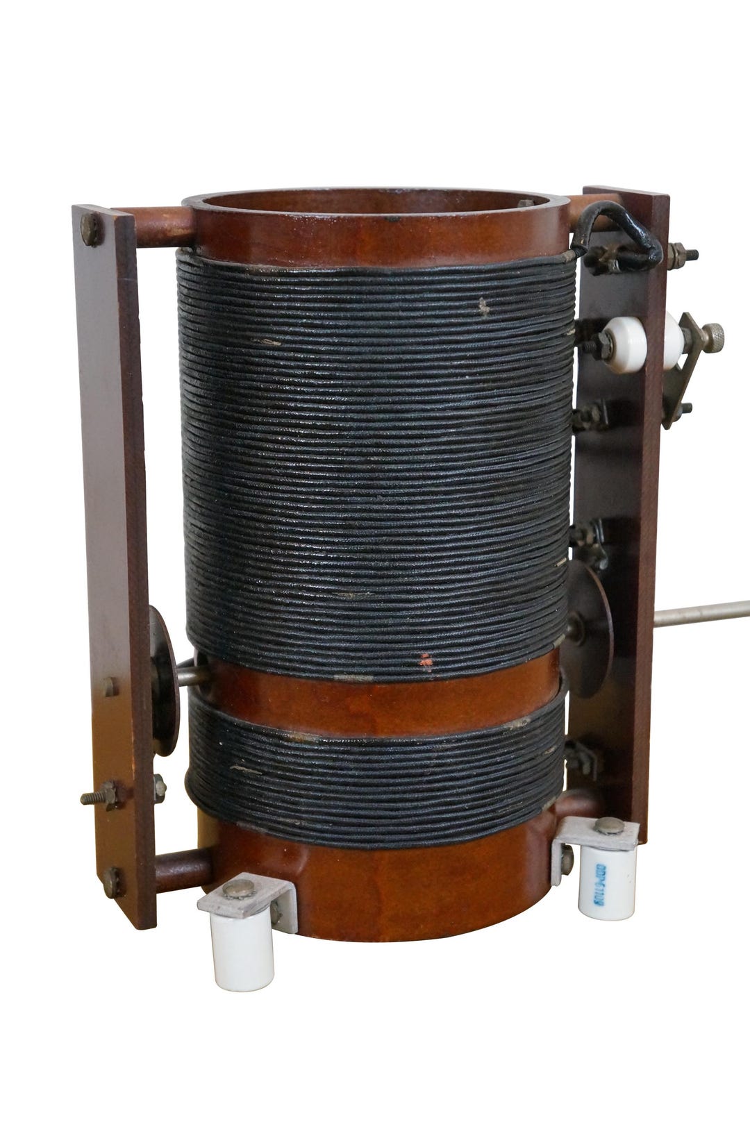 Antique Radio Tuner Variocoupler Variometer Marconi Inductor Coil 12 ...