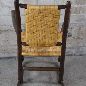 Primitive Rustic Hickory Rocking Arm Chair Adirondack Lodge Rocker - Etsy