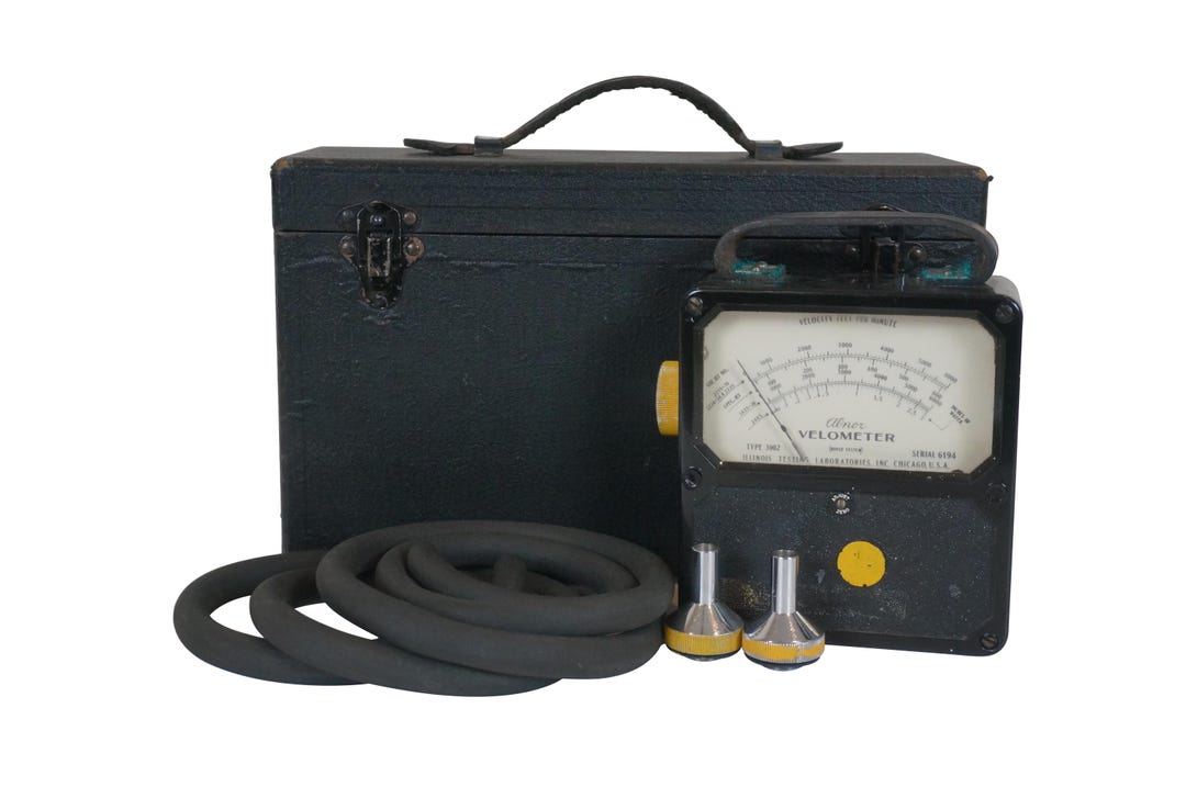Antique Alnor Velometer Boyle System Type 3002 Air Flow Velocity Meter ...