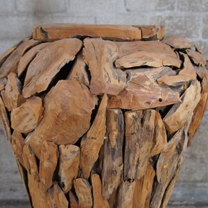 Large Decorative Rustic Reclaimed Teak Root Wood Floor Vase 32" - Etsy