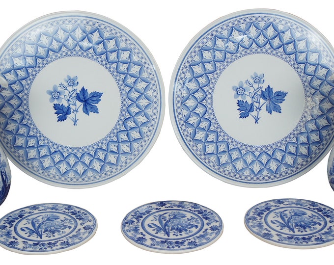 Rare Copeland Spode Red Transfer Daisy Chain Compote - Etsy