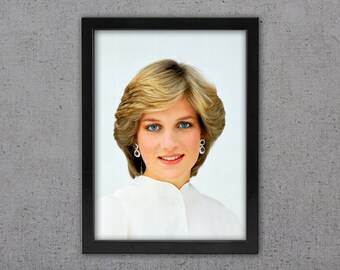 Princess Diana Art Framed - Etsy
