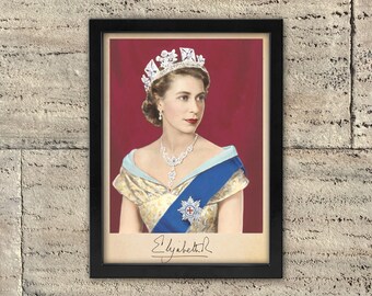 Queen Elizabeth Ii Wall Art - Etsy