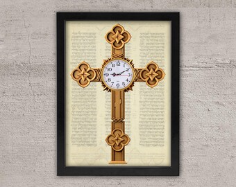 Catholic Wall Clock - Etsy