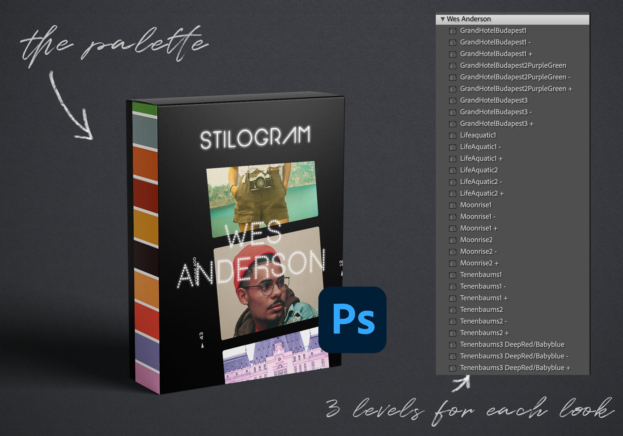 Wes Inspired Photoshop Action Set for Easy Color Grading - Etsy Singapore