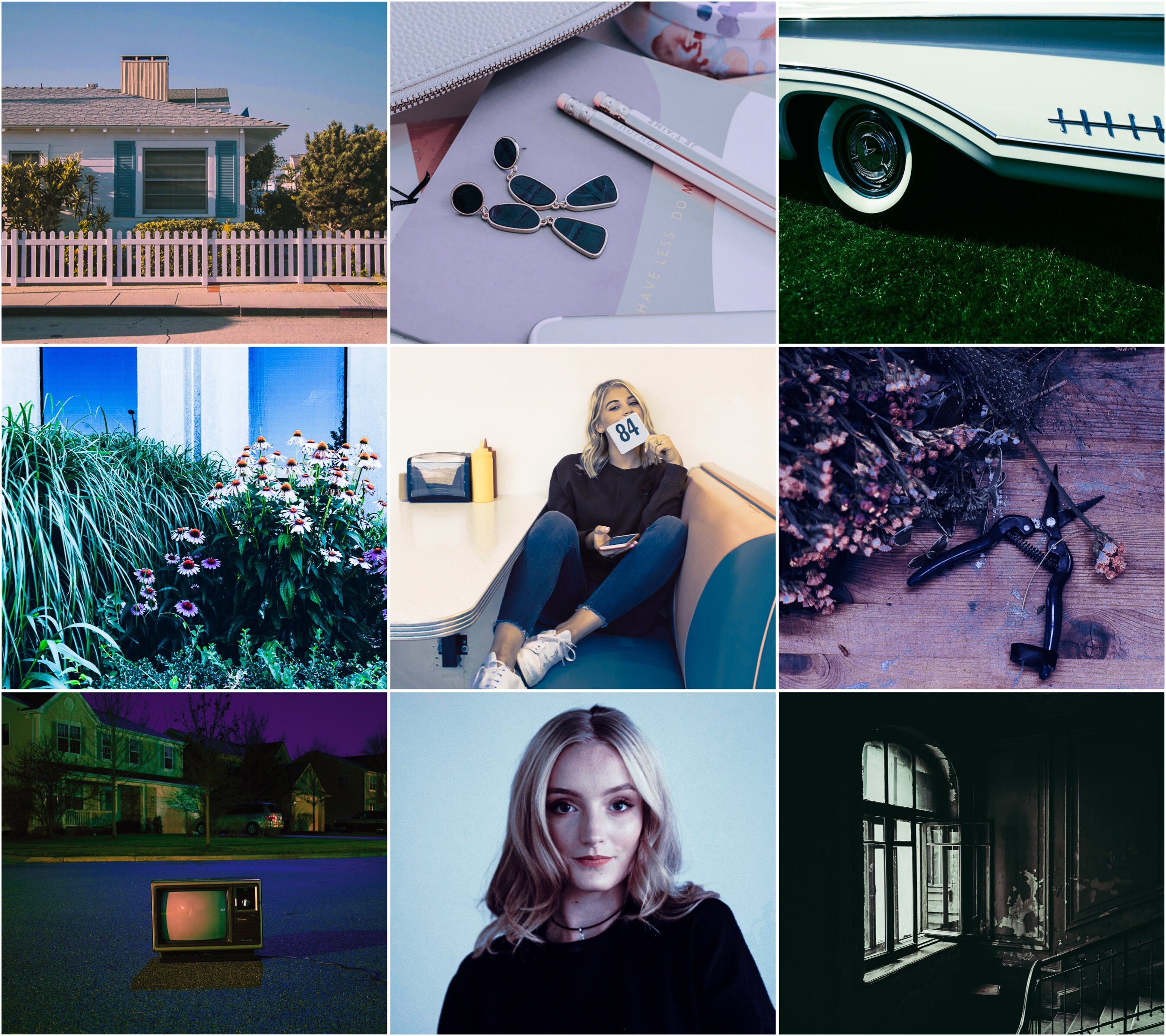 Photoshop Filters Inspired by TIM BURTON Color Grading Actions Palettes ...