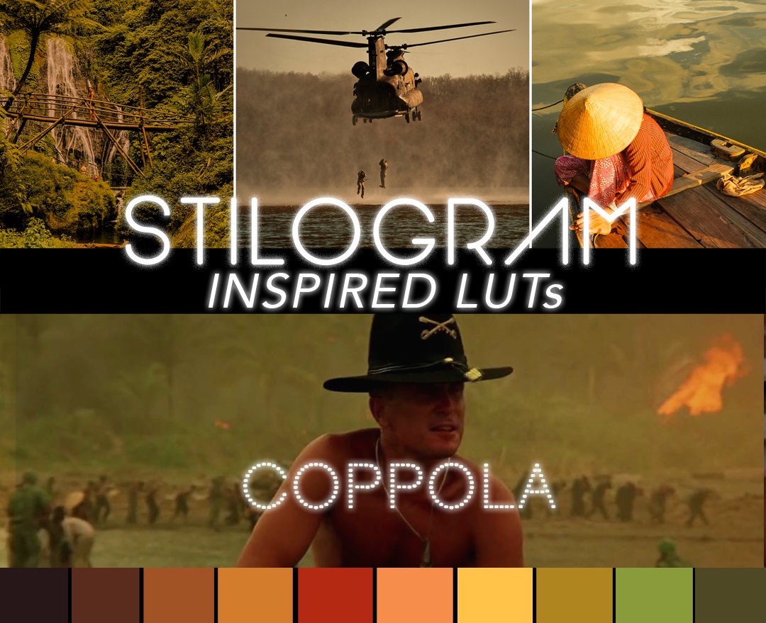 COPPOLA Luts - Inspired by Apocalypse Now, the Godfather - Cinematic ...