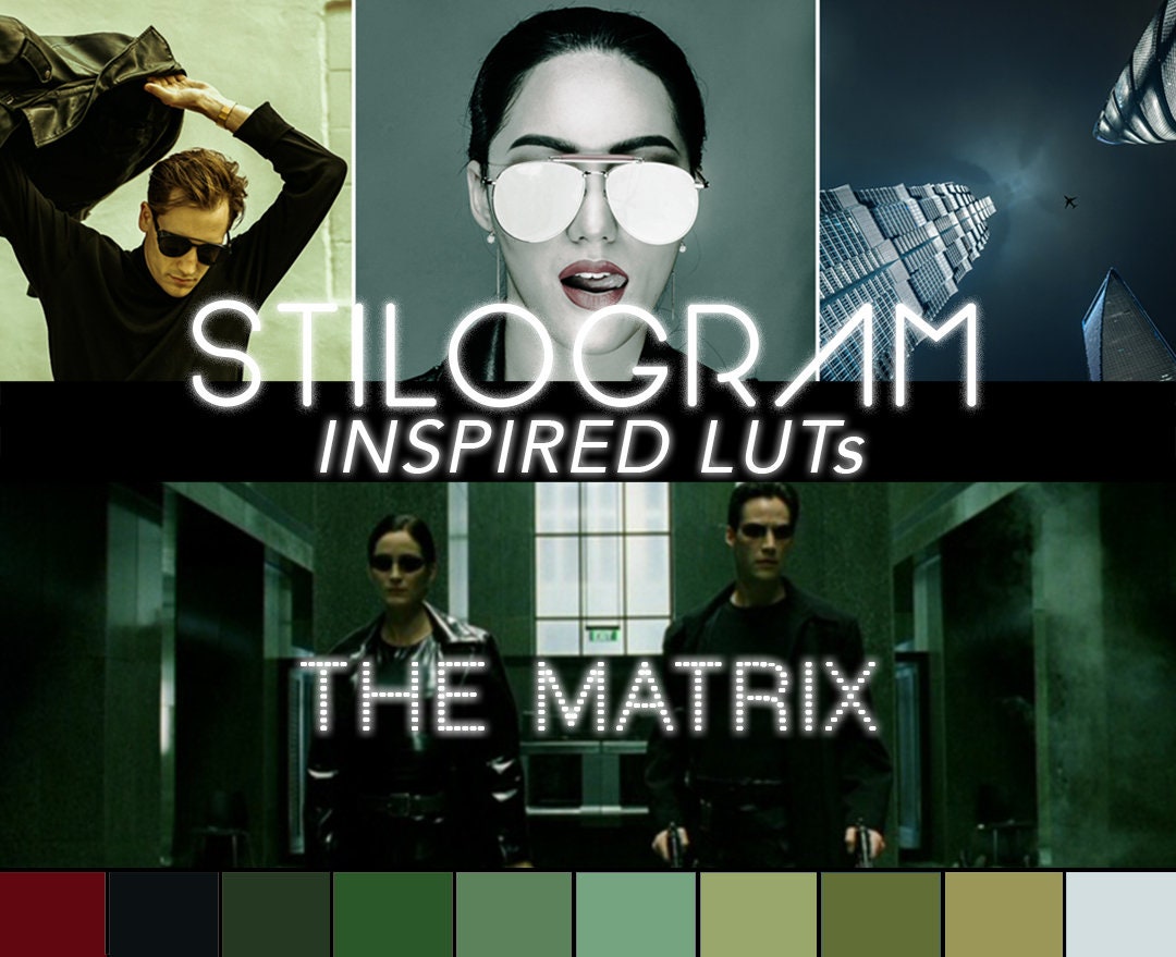 Luts Inspired by THE MATRIX - Iconic Movie Palette - 3d LUT Pack for ...