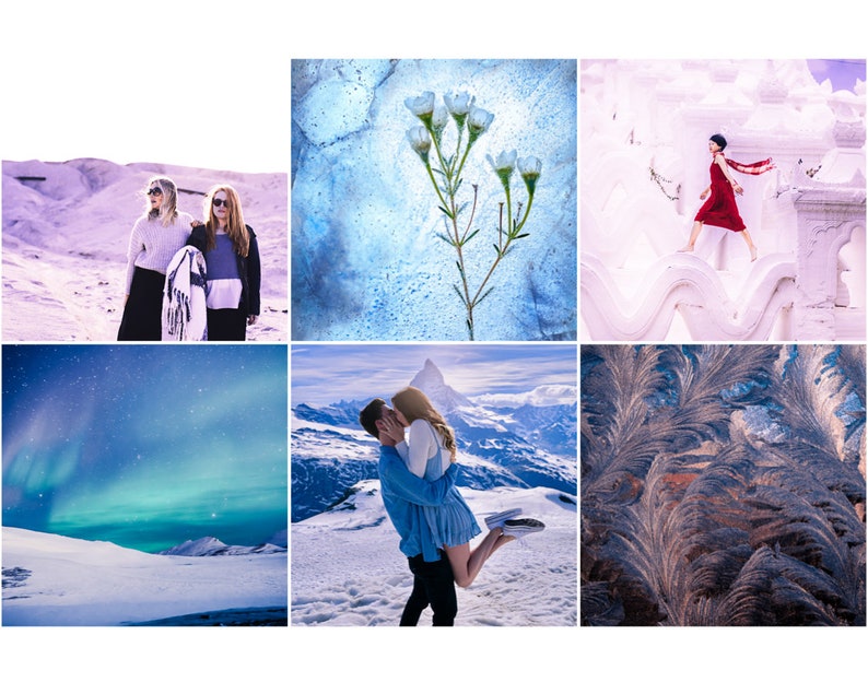 LUT Pack for Frozen's Purple, Blue Color Palette - 3d CUBE Luts ...