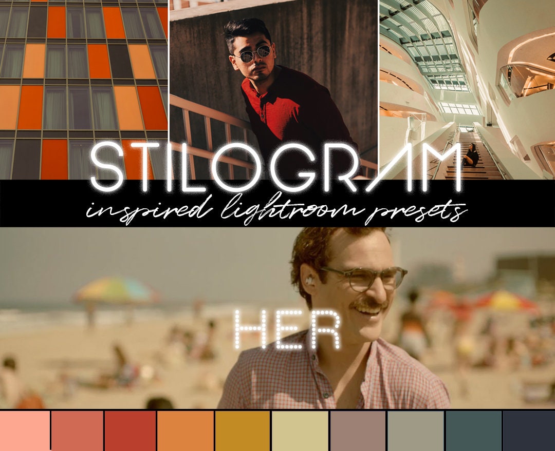 HER Movie Lightroom Presets Inspired by Spike Jonze Film Looks -dreamy ...
