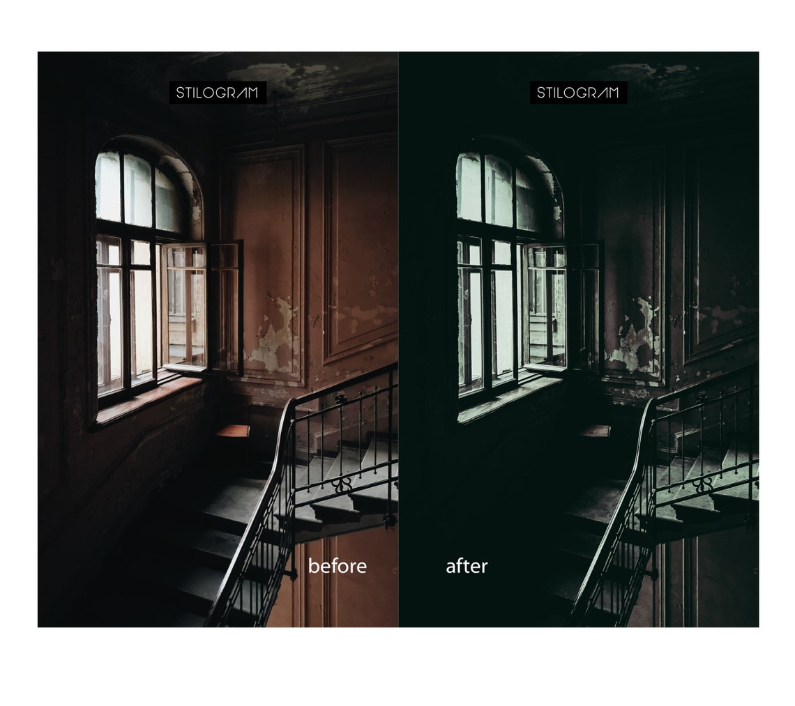 Photoshop Filters Inspired by TIM BURTON Color Grading | Etsy