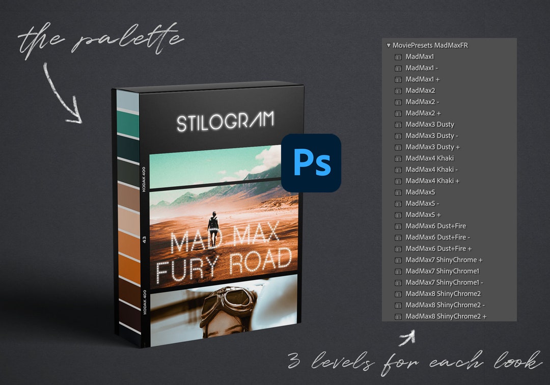 Mad Max Color Grading Photoshop Action Pack - Vibrant Orange, Teal ...