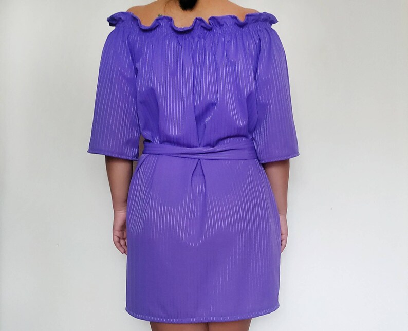 Off the Shoulder Dress Sewing Pattern PDF Women's Dress Lilac Sewing ...