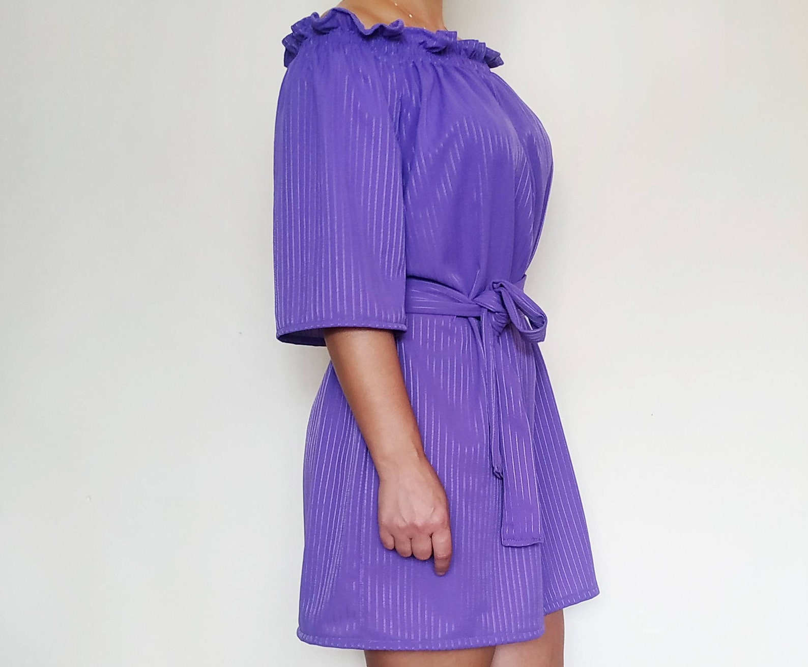 Off the Shoulder Dress Sewing Pattern PDF Women's Dress Lilac Sewing ...