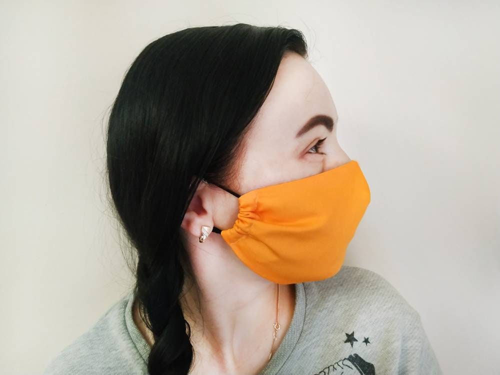 Face Mask Pattern Easy Sewing, 2 Layer Fabric, Mask for Adults, Nurse ...