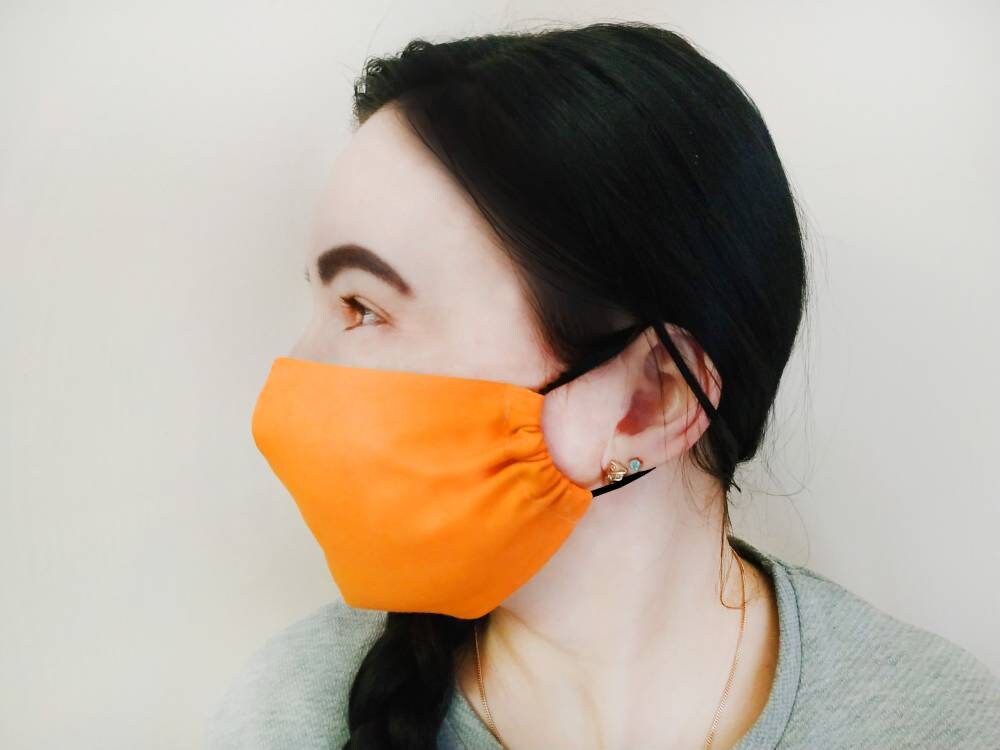 Face Mask Pattern Easy Sewing, 2 Layer Fabric, Mask for Adults, Nurse ...
