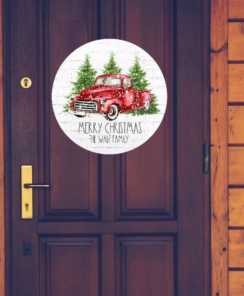 Red Truck and Trees Christmas Png Christmas Sublimation - Etsy