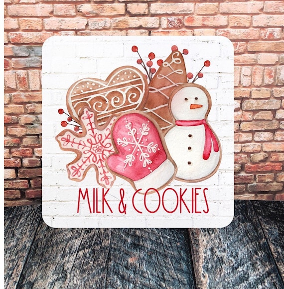 Milk and Cookies 6 Tiles Scramble Tile Designs | Etsy